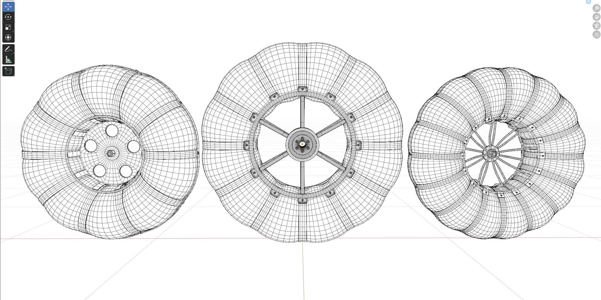 Wheels of an all-terrain vehicle and a swamp 3D model | CGTrader