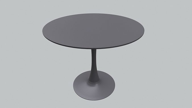 Round table 3D model | CGTrader