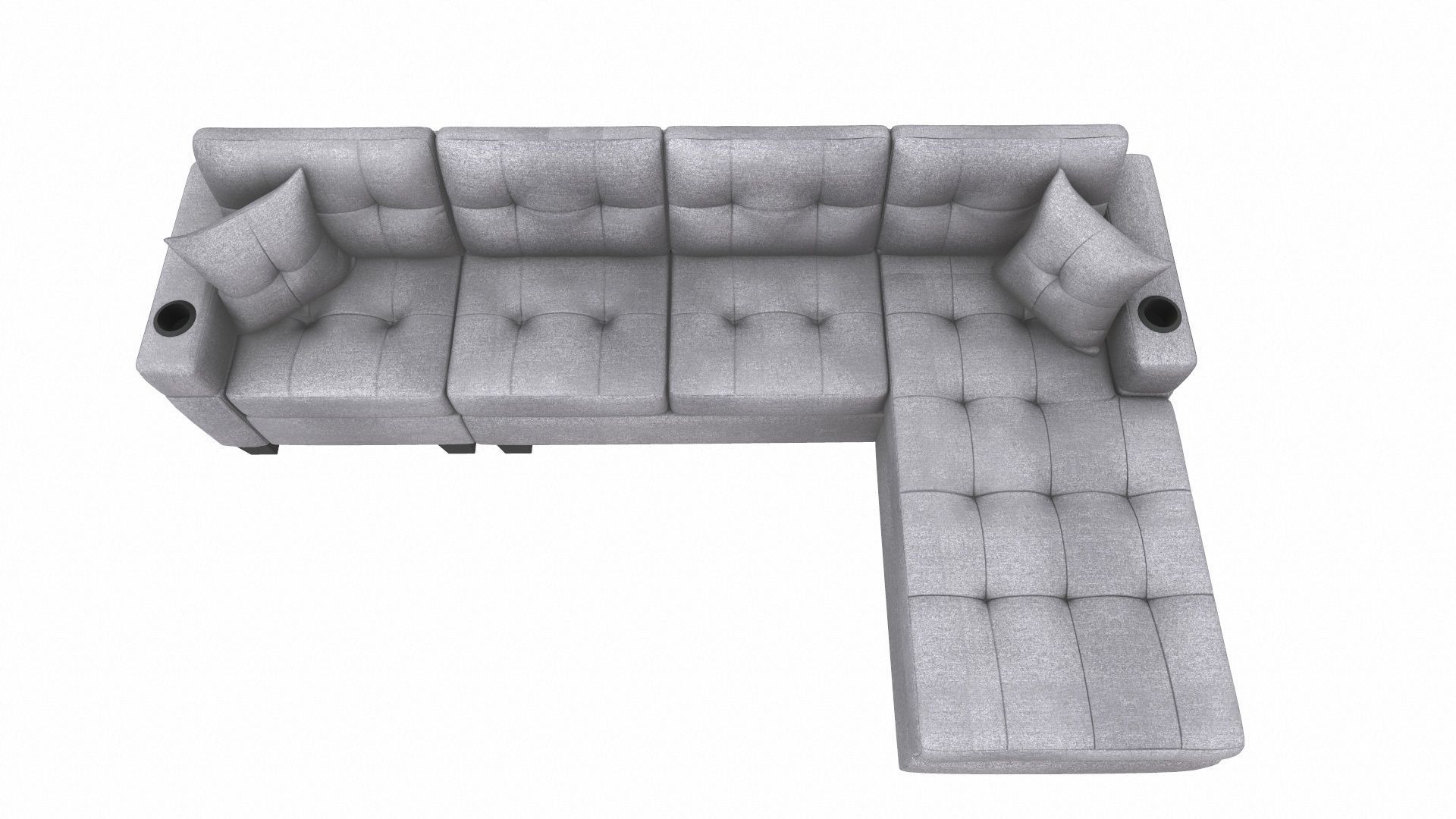 Sofa 3 Seater L Shaped 3D model | CGTrader