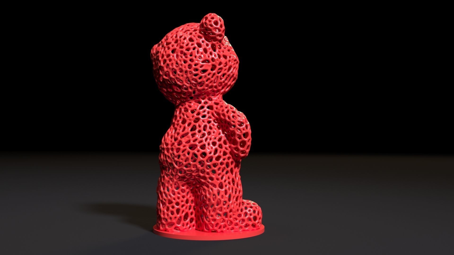 Love Bear 3D model 3D printable | CGTrader
