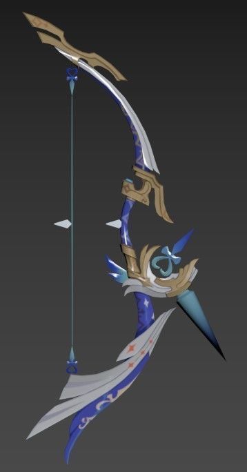 3D model All genshin impact weapons 143 Items VR / AR / low-poly | CGTrader