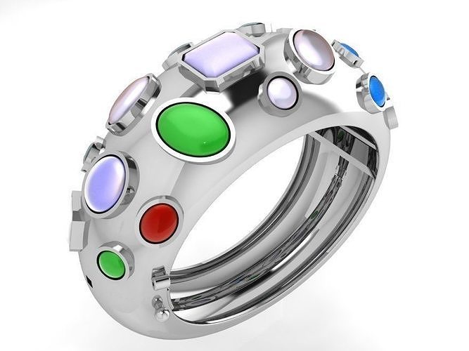Colorful round ring 3470 3D print model 3D model 3D printable | CGTrader