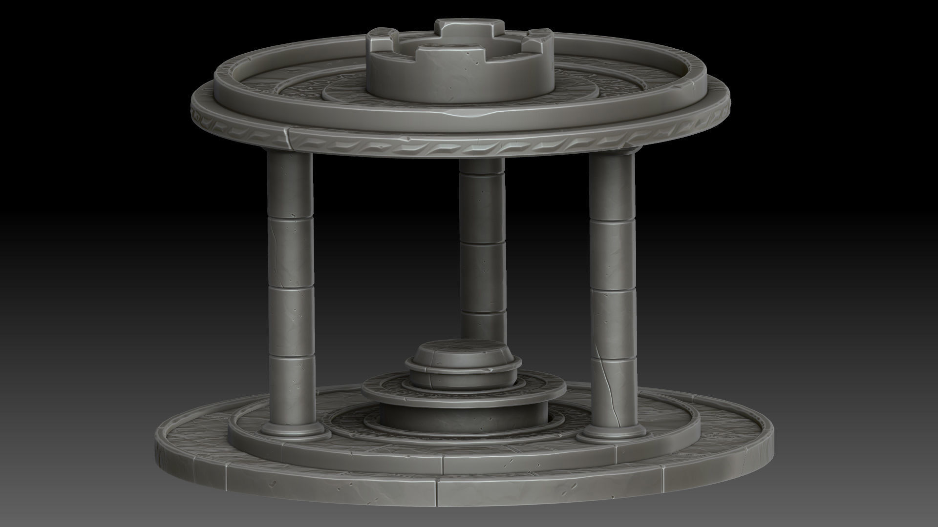 Stylized altar 3D model | CGTrader