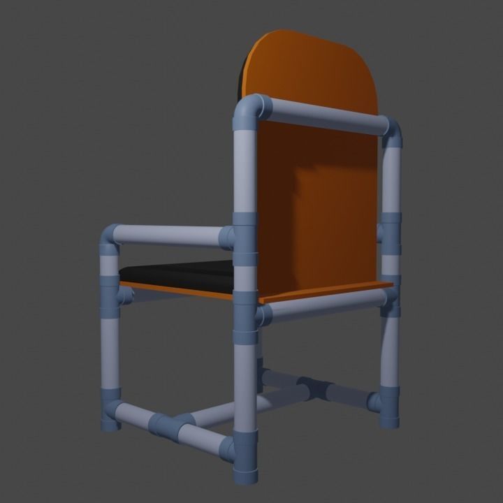 PVC Chair free 3D model | CGTrader