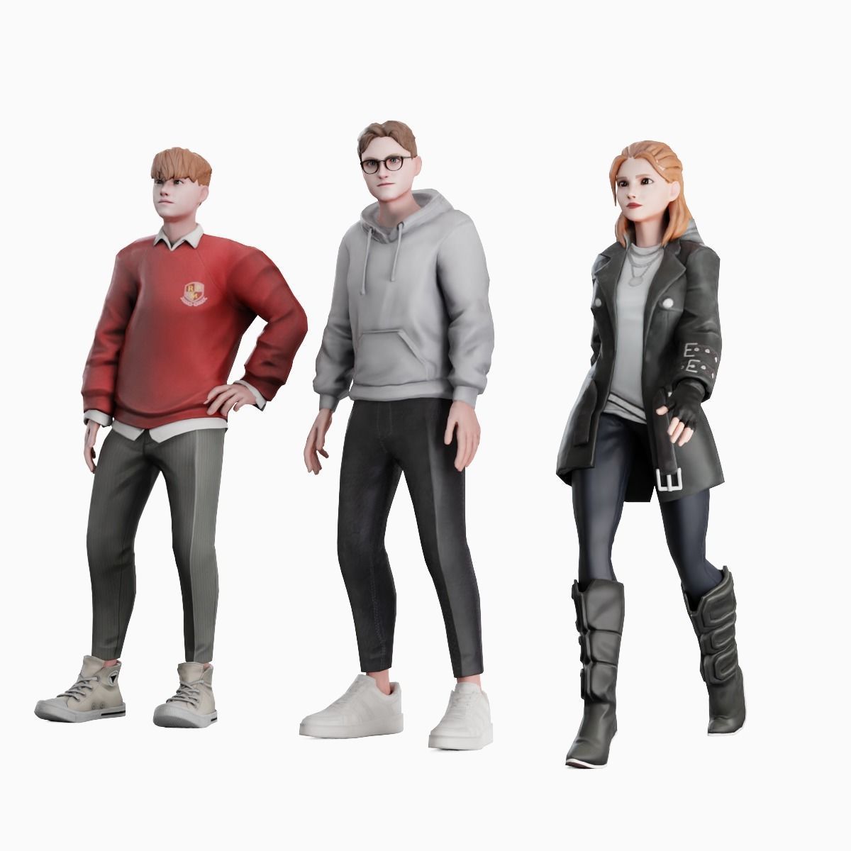 Harry Potter Personages Cartoon Characters 3D Model Collection | CGTrader