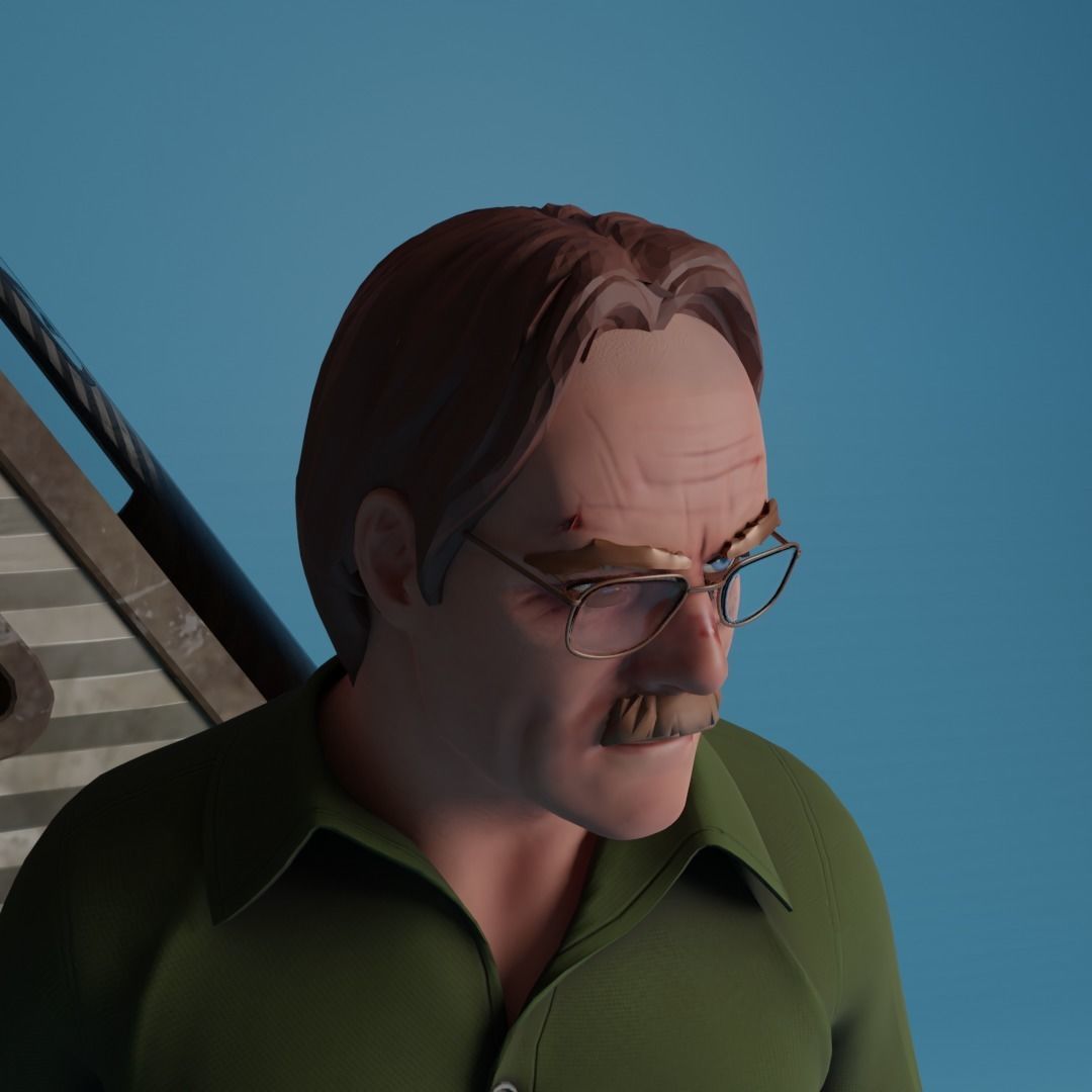 Walter White Breaking Bad Diorama 3D model 3D printable | CGTrader