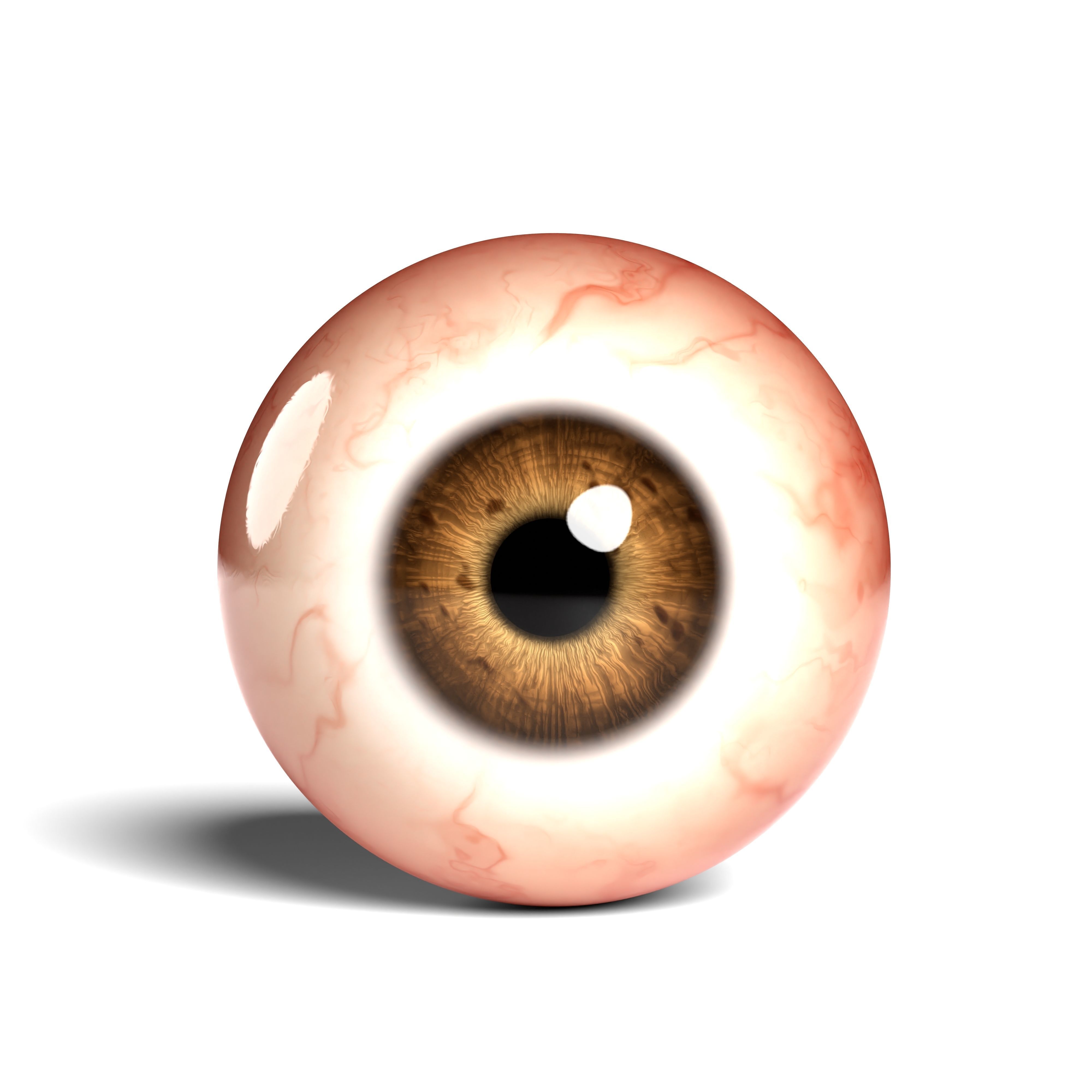Eyeball Mesh with A Procedural Shader Tree for Blender free VR / AR ...