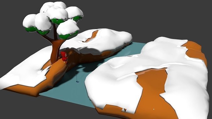 3D model low poly scane grandma fishing VR / AR / low-poly | CGTrader