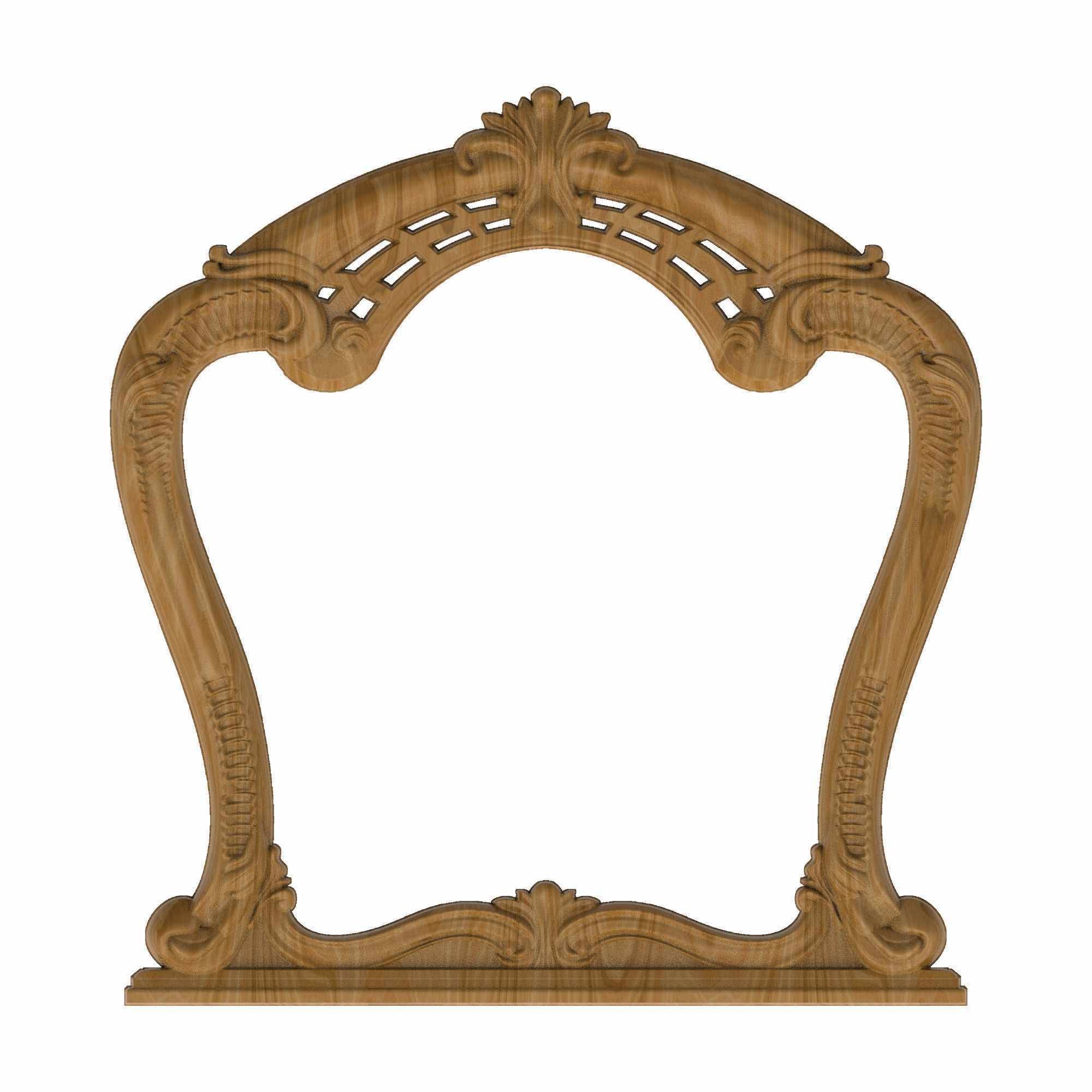 Carved picture frame STL 3D model | CGTrader