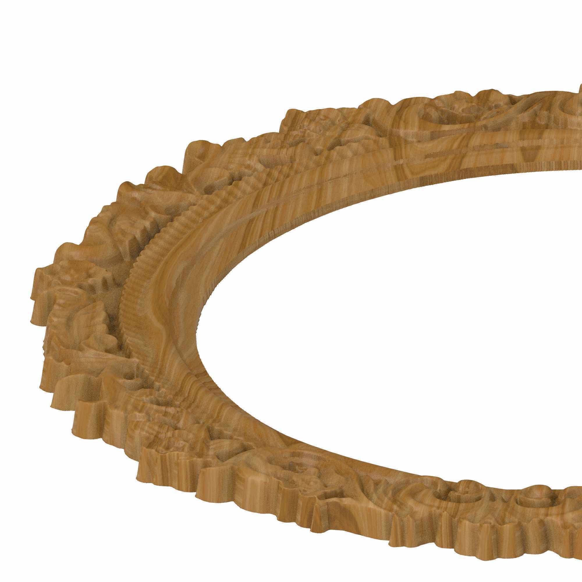 Carved picture frame STL 3D model | CGTrader