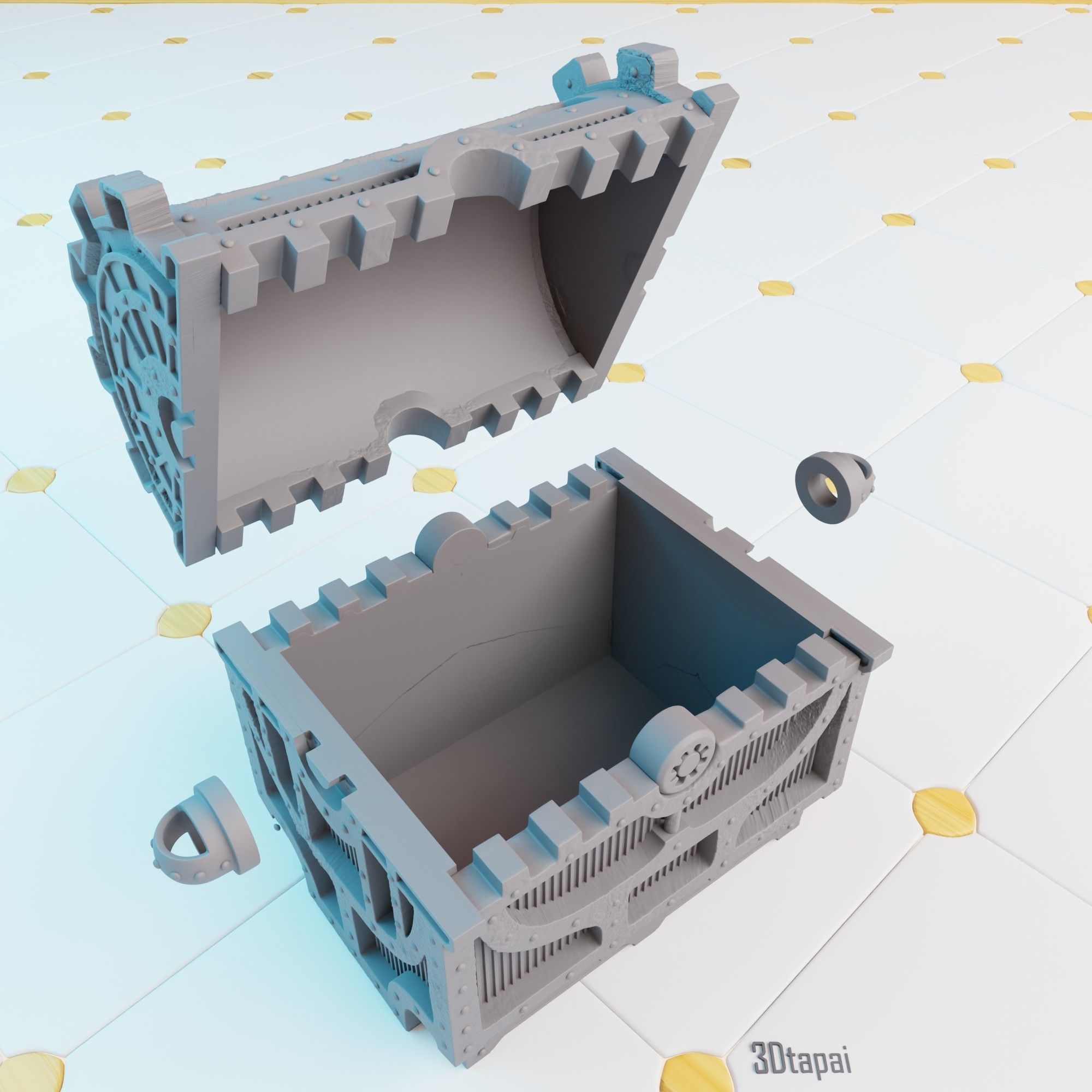COG CHEST free 3D model 3D printable | CGTrader