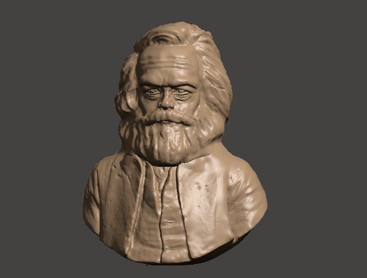 Karl Marx 3D model 3D printable | CGTrader