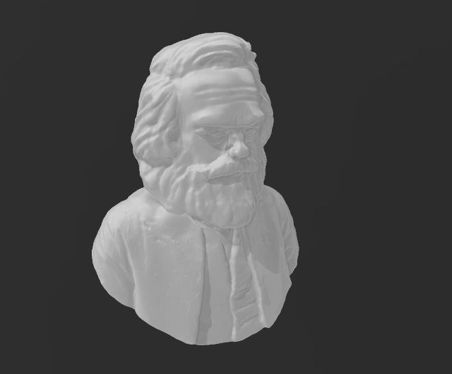 Karl Marx 3D model 3D printable | CGTrader