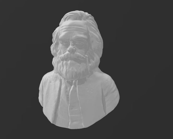 Karl Marx 3D model 3D printable | CGTrader