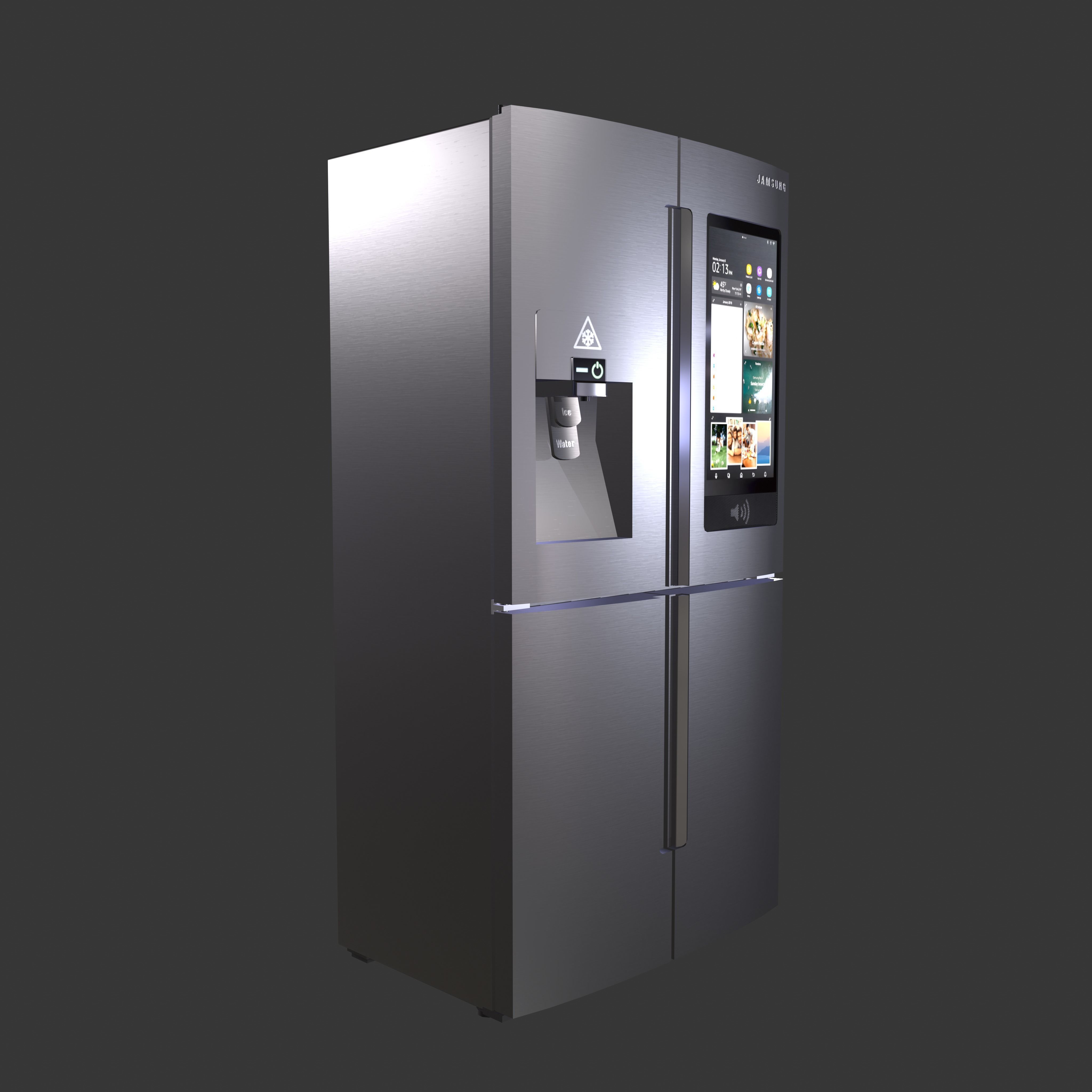 3D model Modern Fridge - Refrigerator VR / AR / low-poly | CGTrader