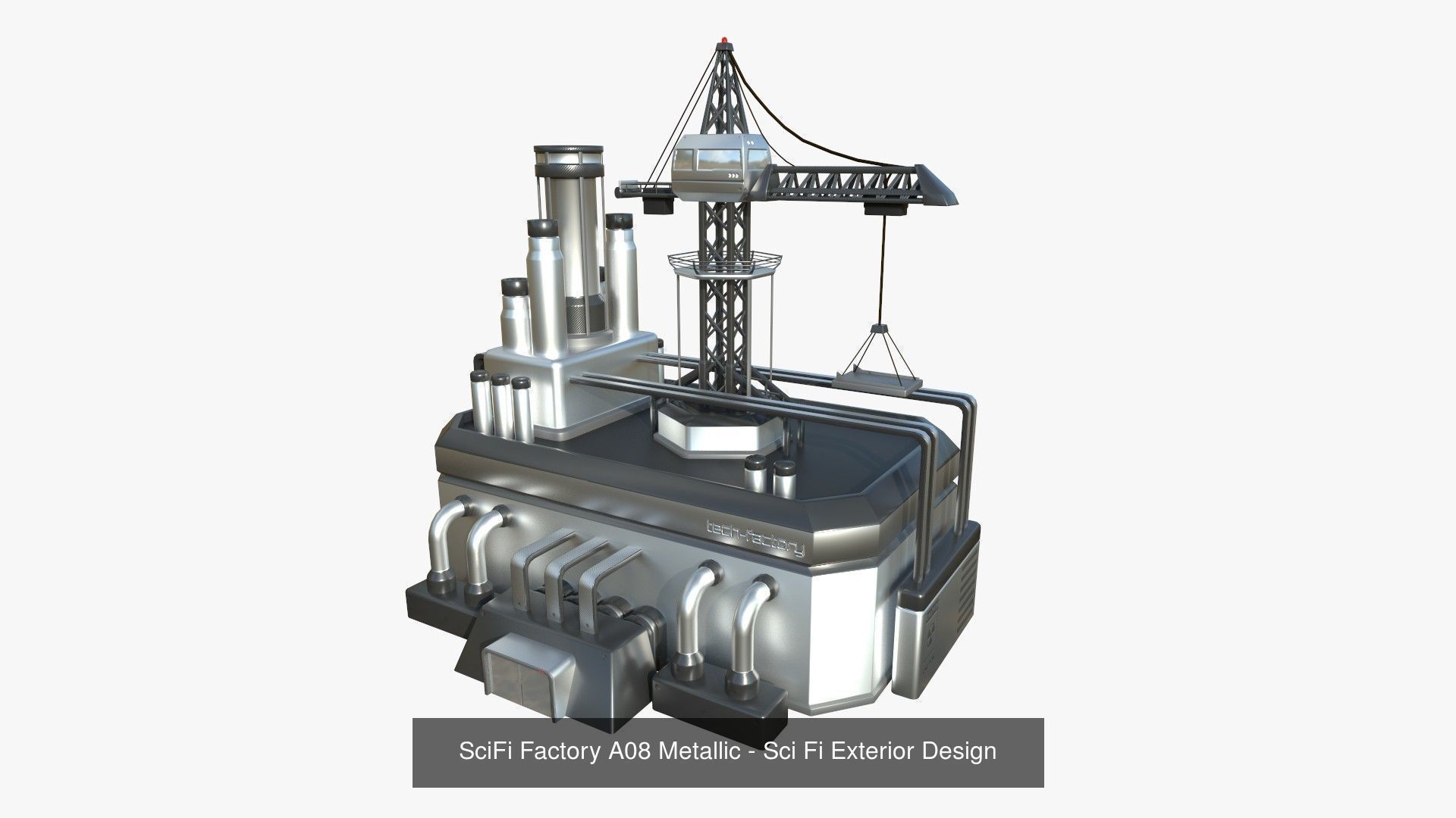 10 SciFi Factory A Collection - Sci Fi Exterior Design | CGTrader