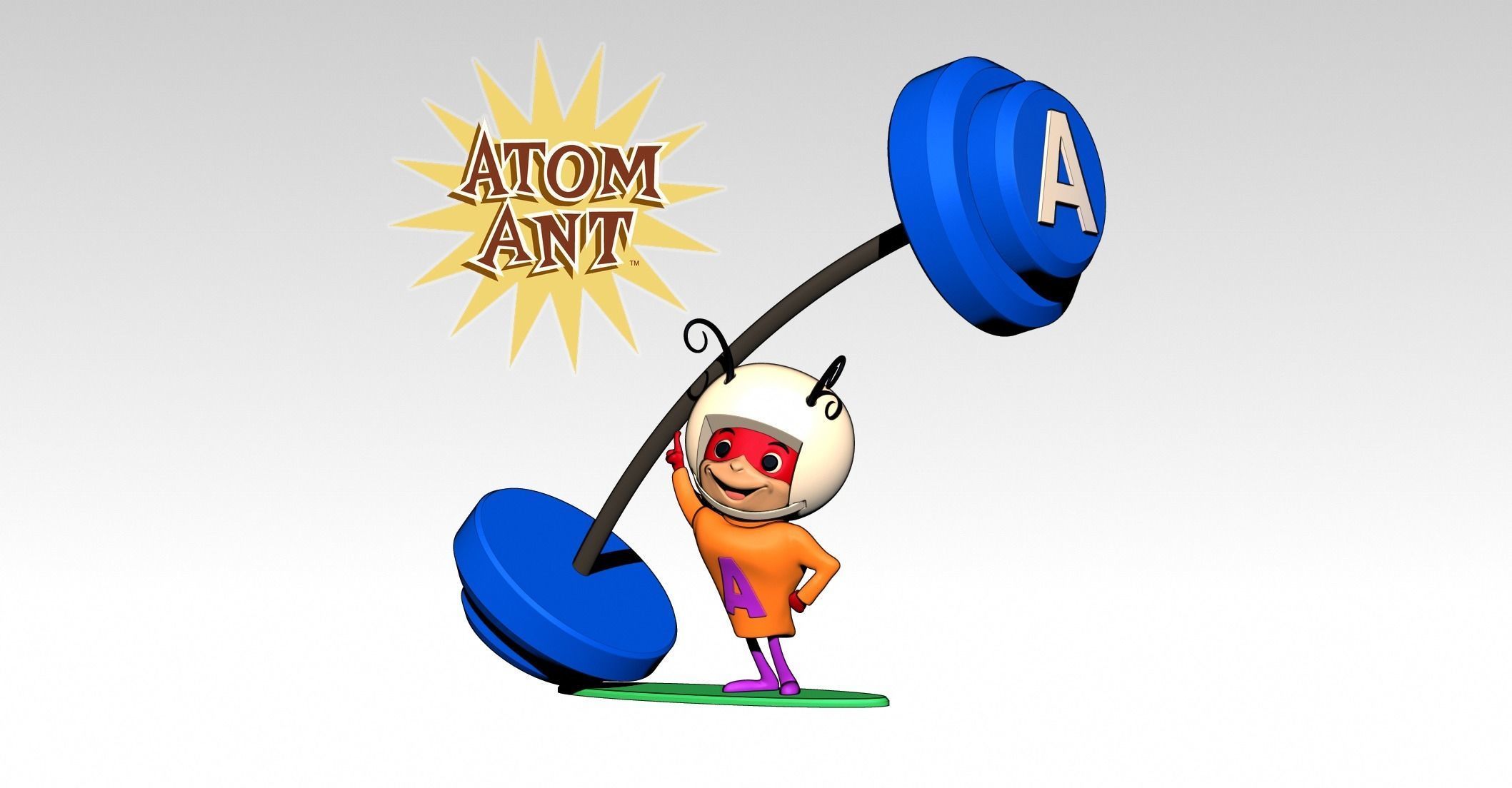 Atom Ant Formica Atomica 3D model 3D printable | CGTrader