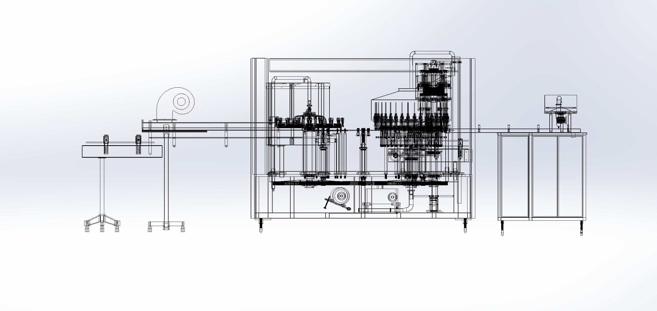 18 head rotary filling machine 3D model | CGTrader