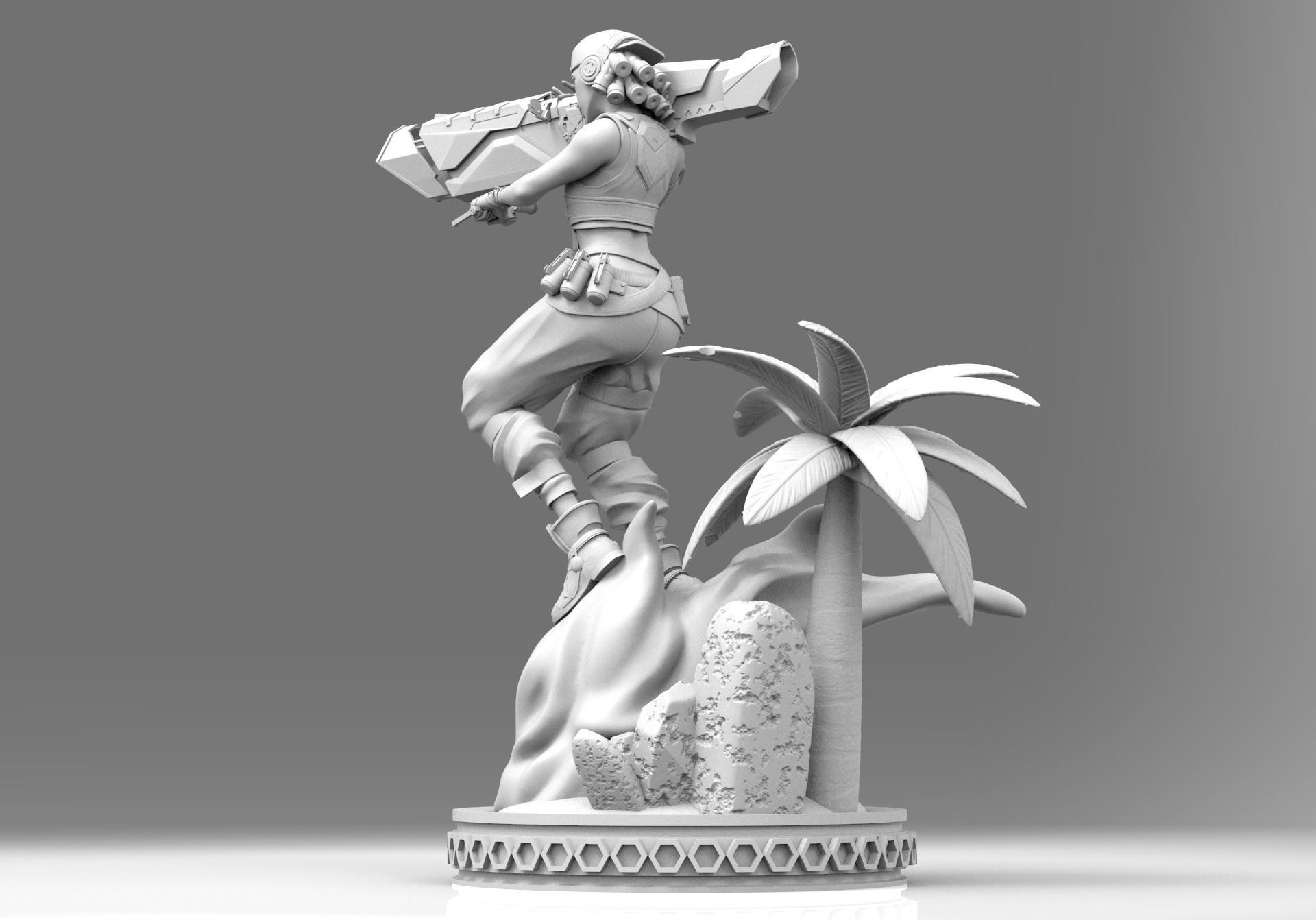 Raze - Valorant 3D model 3D printable | CGTrader