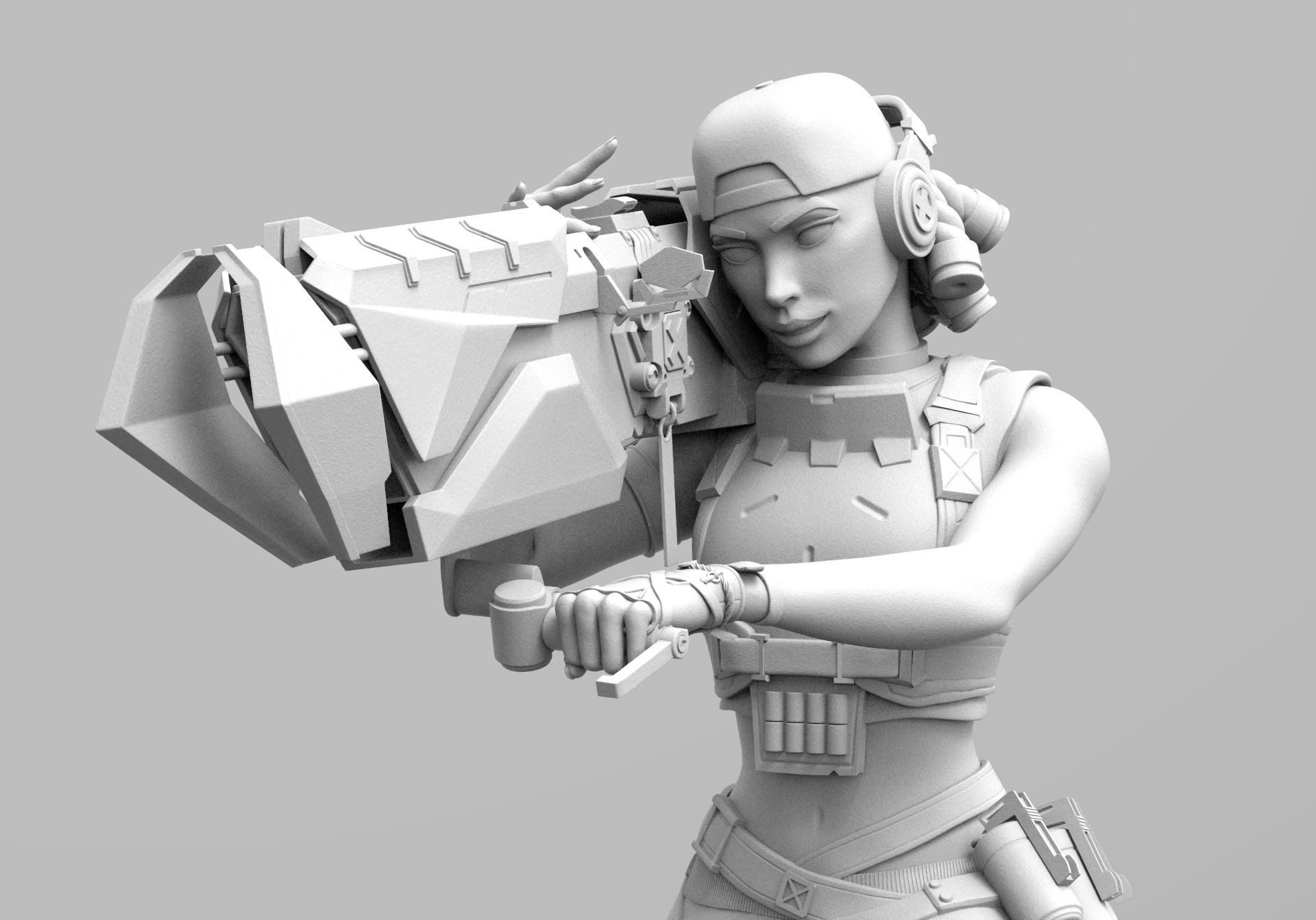Raze - Valorant 3D model 3D printable | CGTrader