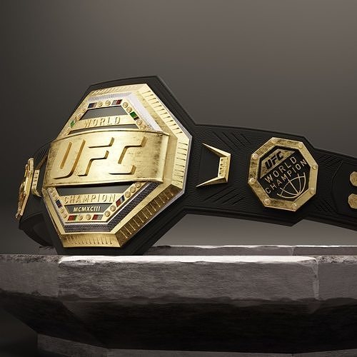 UFC LEGACY CHAMPIONSHIP BELT 3D model 3D printable | CGTrader