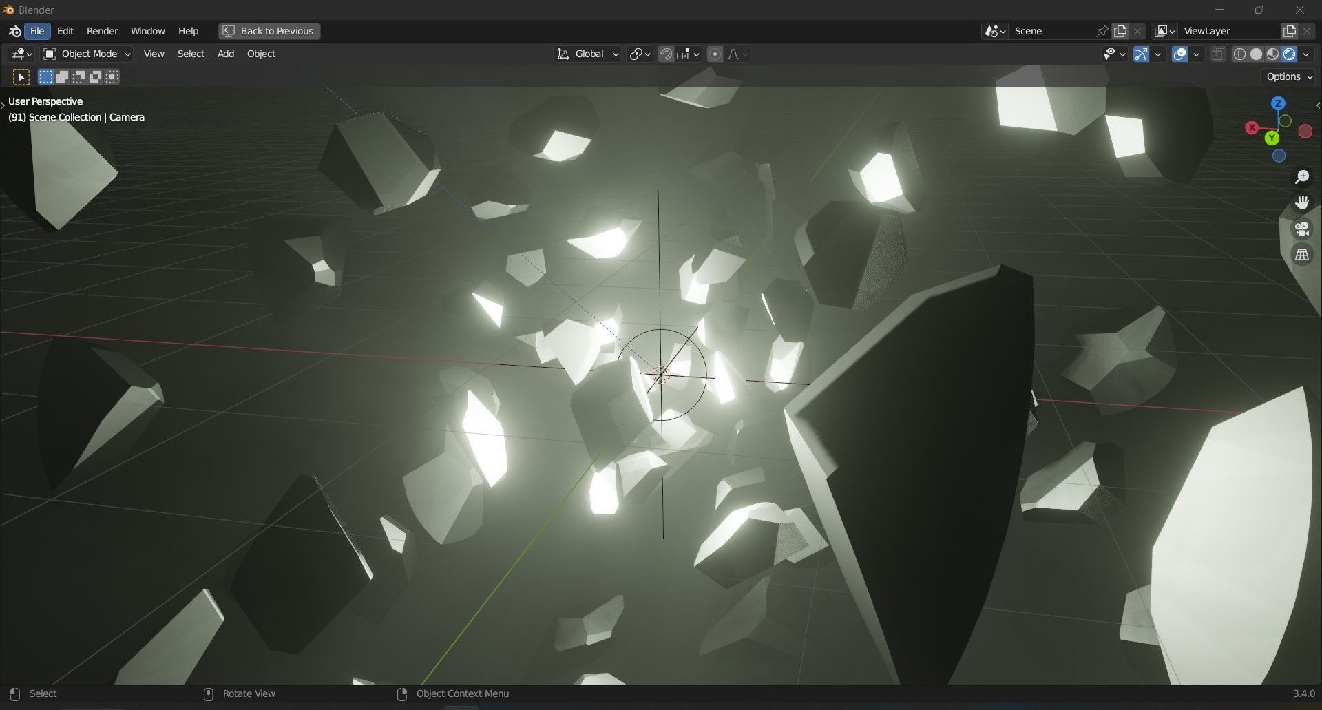 sci-fi 80 rock animation 3D model animated | CGTrader