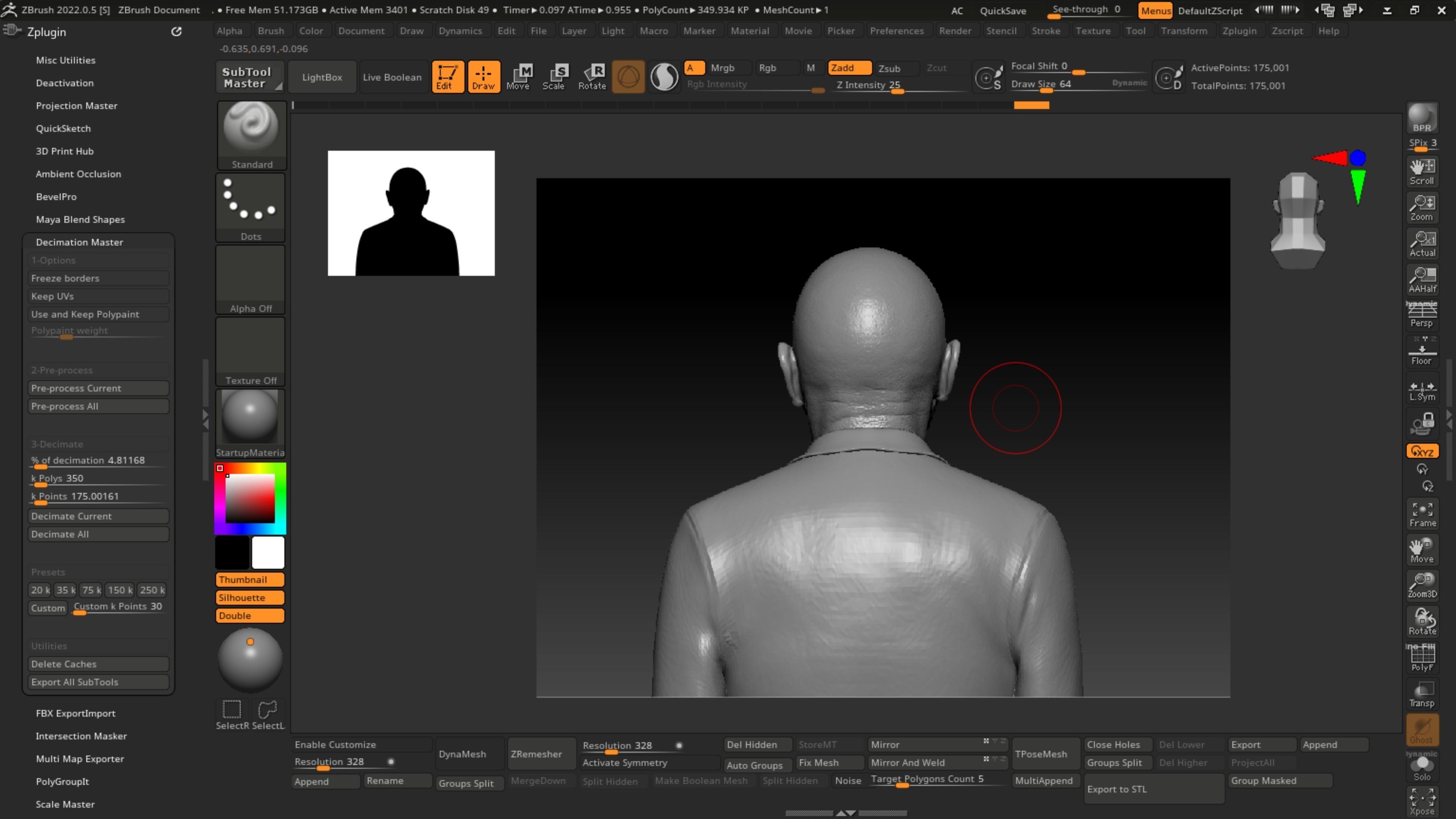 Anthony Hopkins for 3D print highly detailed 3D model 3D printable ...