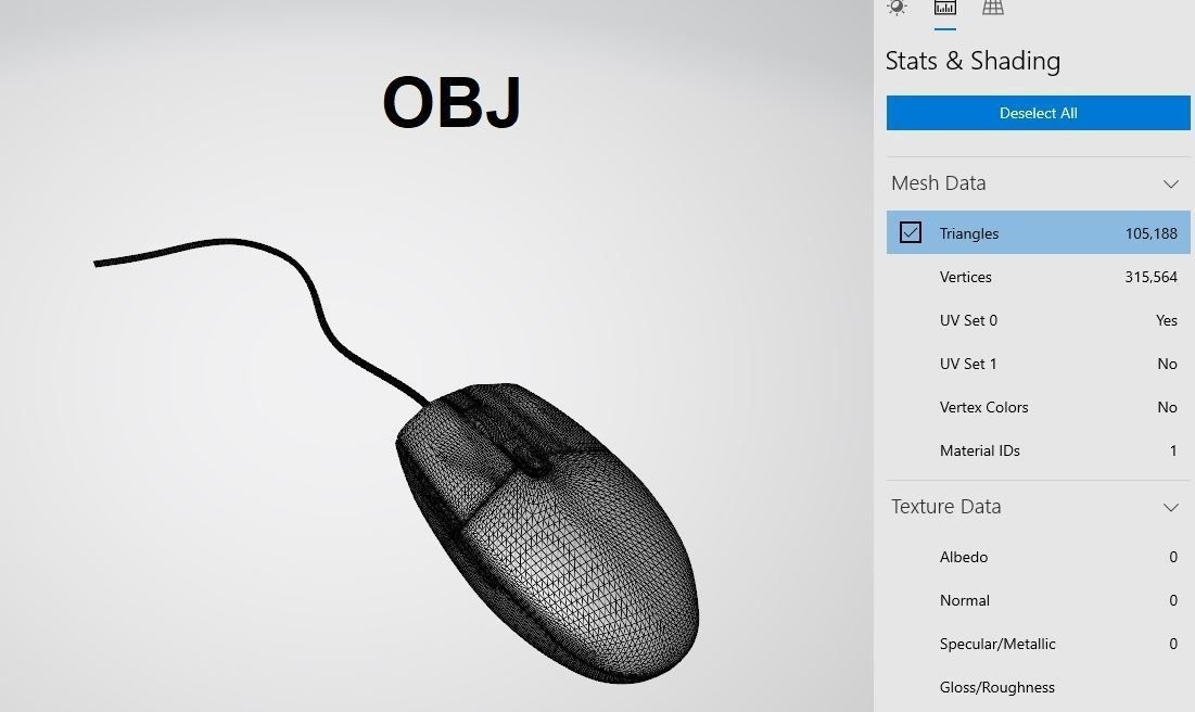 Mouse in high resolution of polygons 3D model | CGTrader