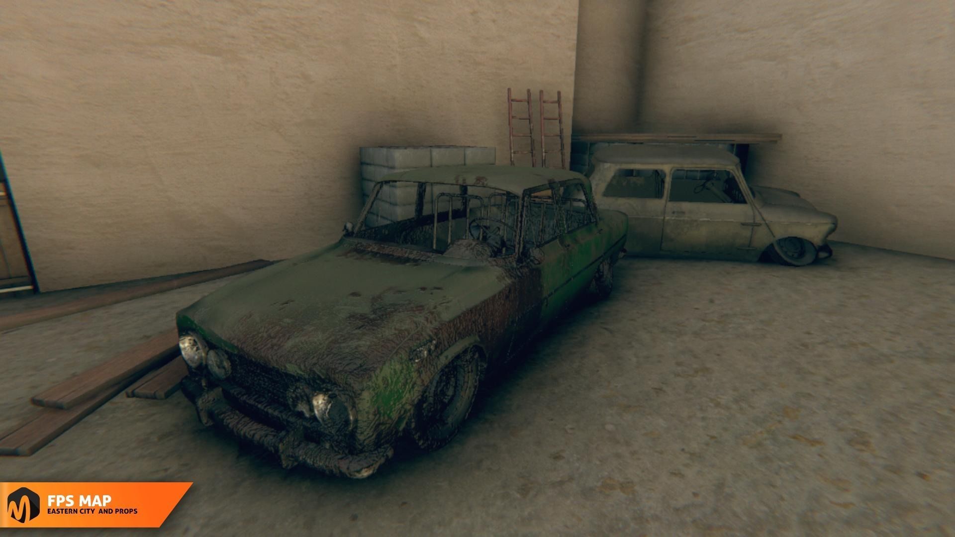 FPS map - eastern city and props 3D model | CGTrader