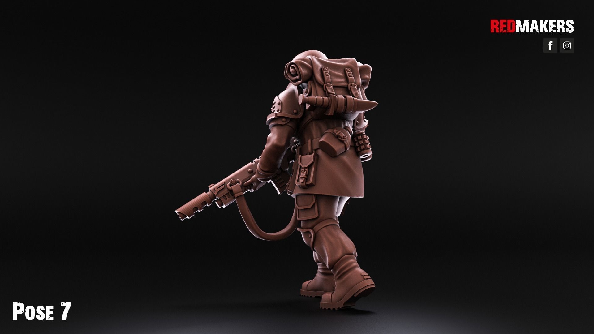 Shock Troops - Female Squad of the Imperial Force 3D model 3D printable | CGTrader