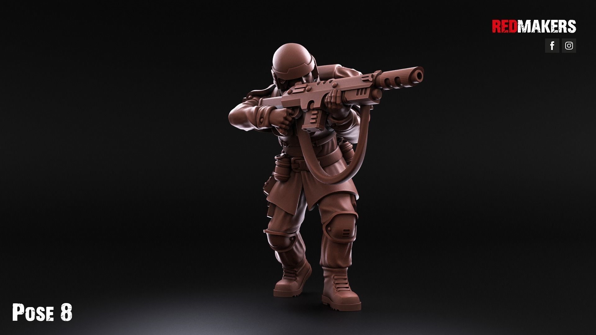 Shock Troops - Female Squad of the Imperial Force 3D model 3D printable | CGTrader
