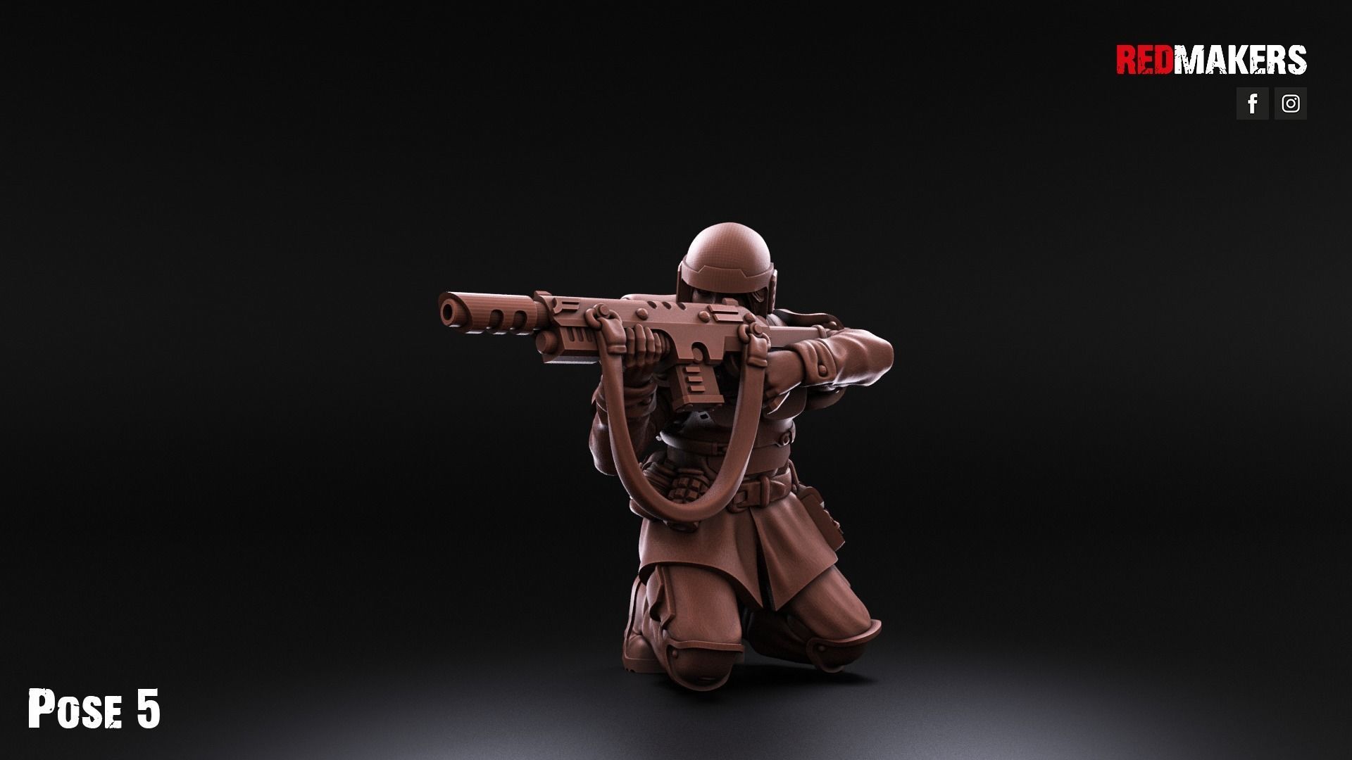 Shock Troops - Female Squad of the Imperial Force 3D model 3D printable | CGTrader