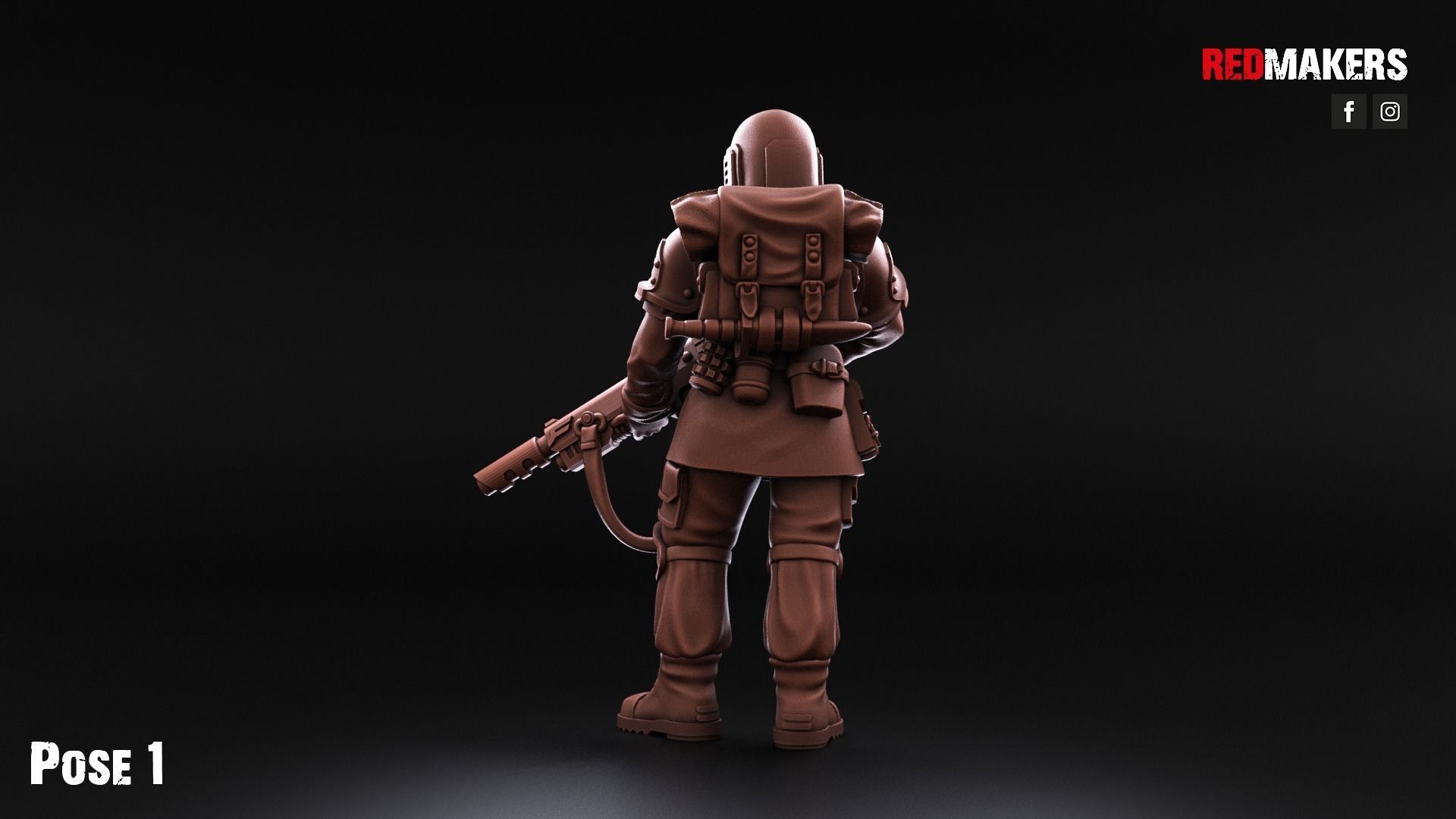 Shock Troops - Female Squad of the Imperial Force 3D model 3D printable | CGTrader