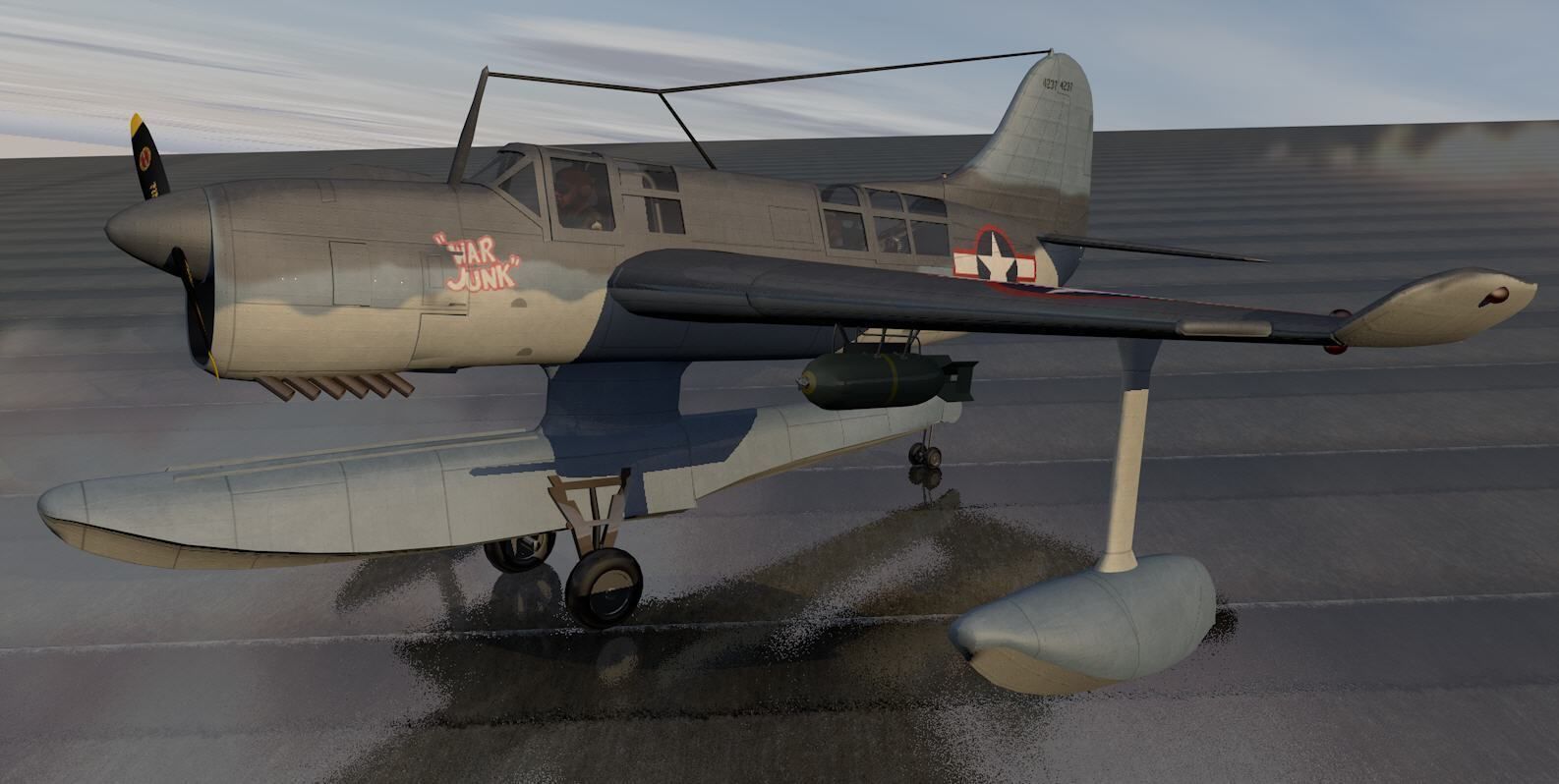 3D model Curtiss SO3C-1 Seamew VR / AR / low-poly | CGTrader