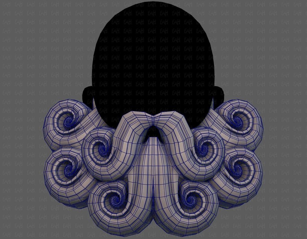 Beard V47 3D model | CGTrader