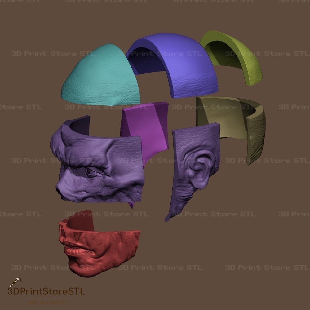 Red Skull Mask From Marvel comics - Fan Art 3D model 3D printable ...