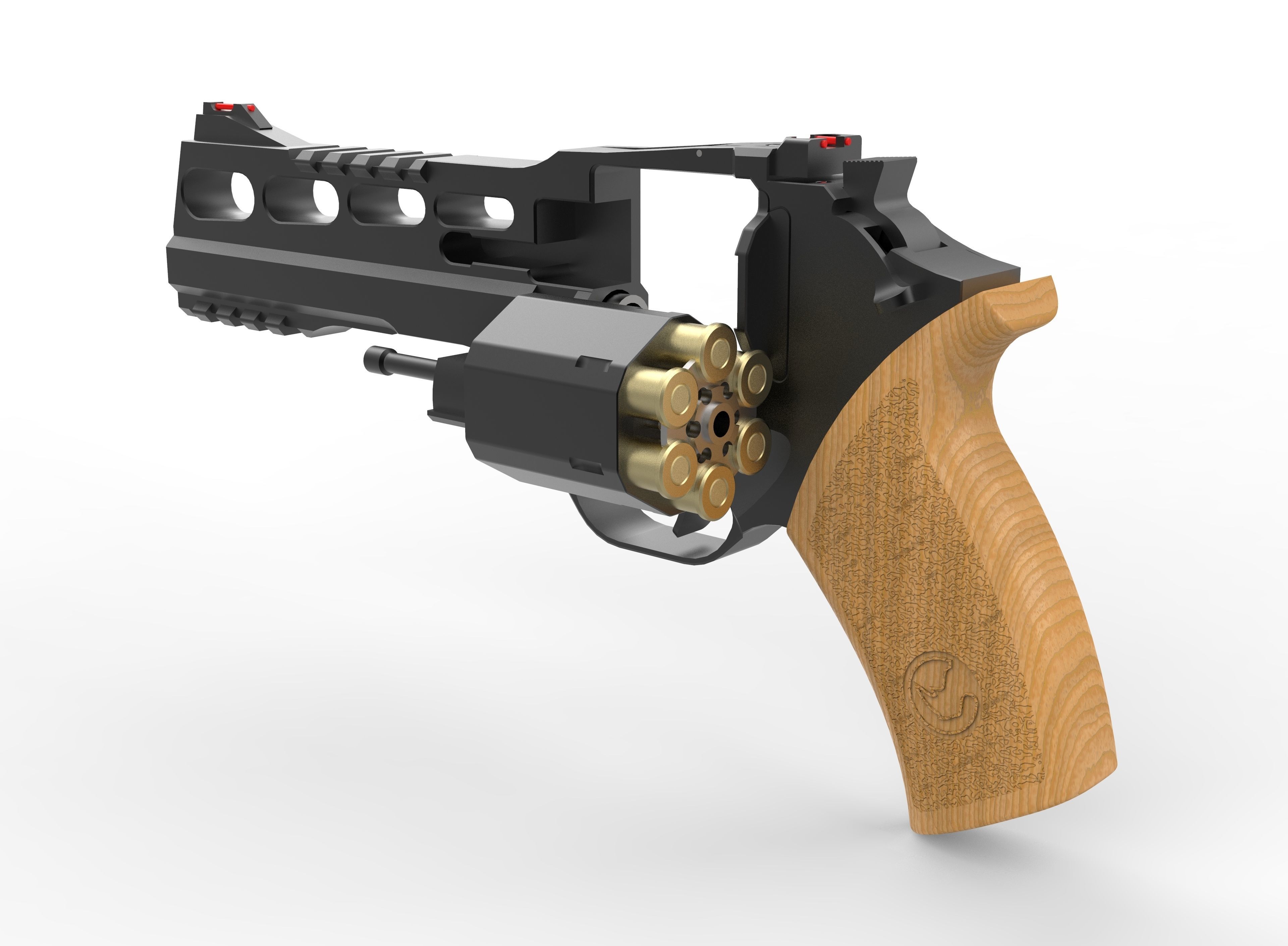 Chiappa Rhino 60DS Revolver 3D model | CGTrader