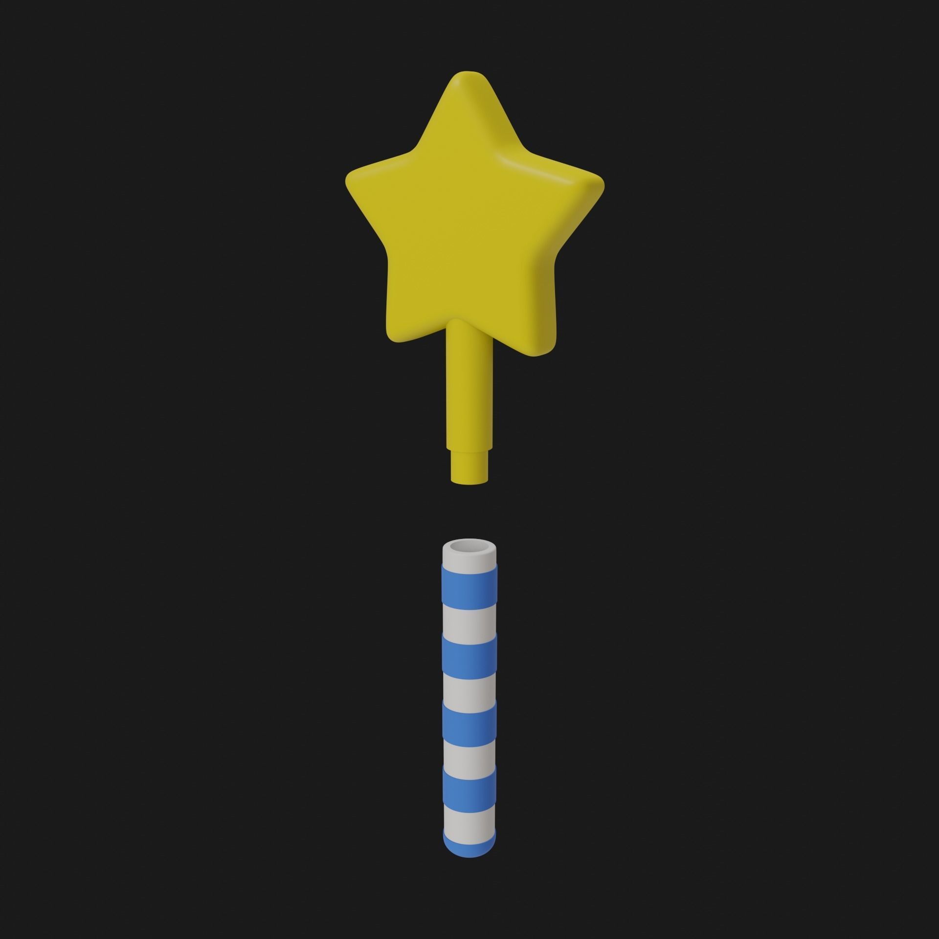 Animal Crossing Star Wand Replica Prop 3D model 3D printable | CGTrader
