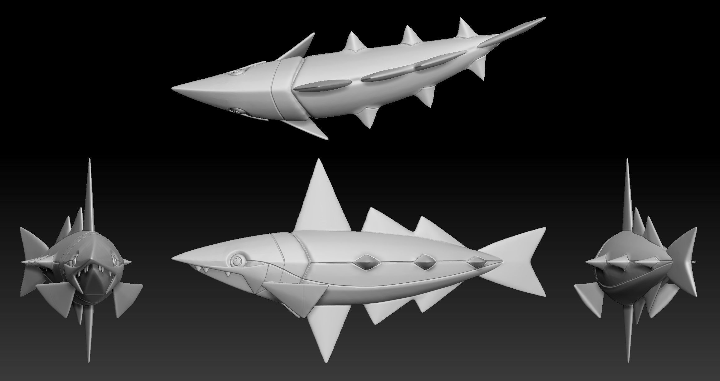 Pokemon Veluza 3D model 3D printable | CGTrader