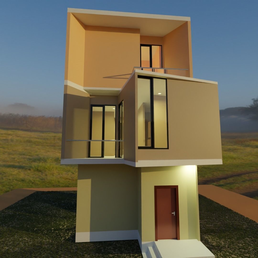 Modern House - exterior only 3D model | CGTrader
