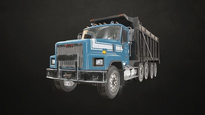 3D model Classic Dump Truck VR / AR / low-poly | CGTrader