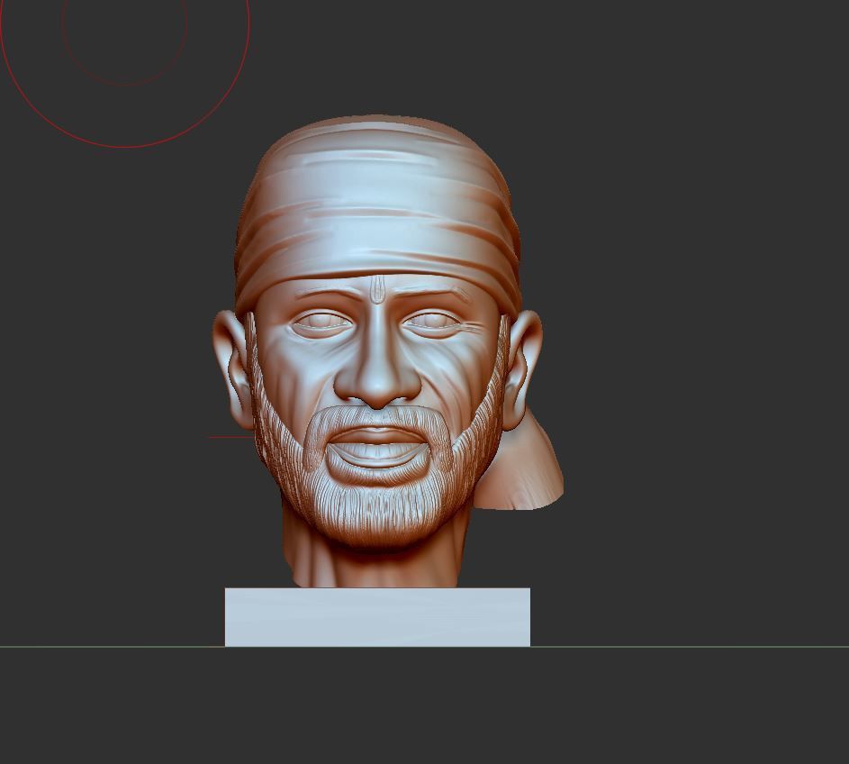 Sai baba face 3D model | CGTrader