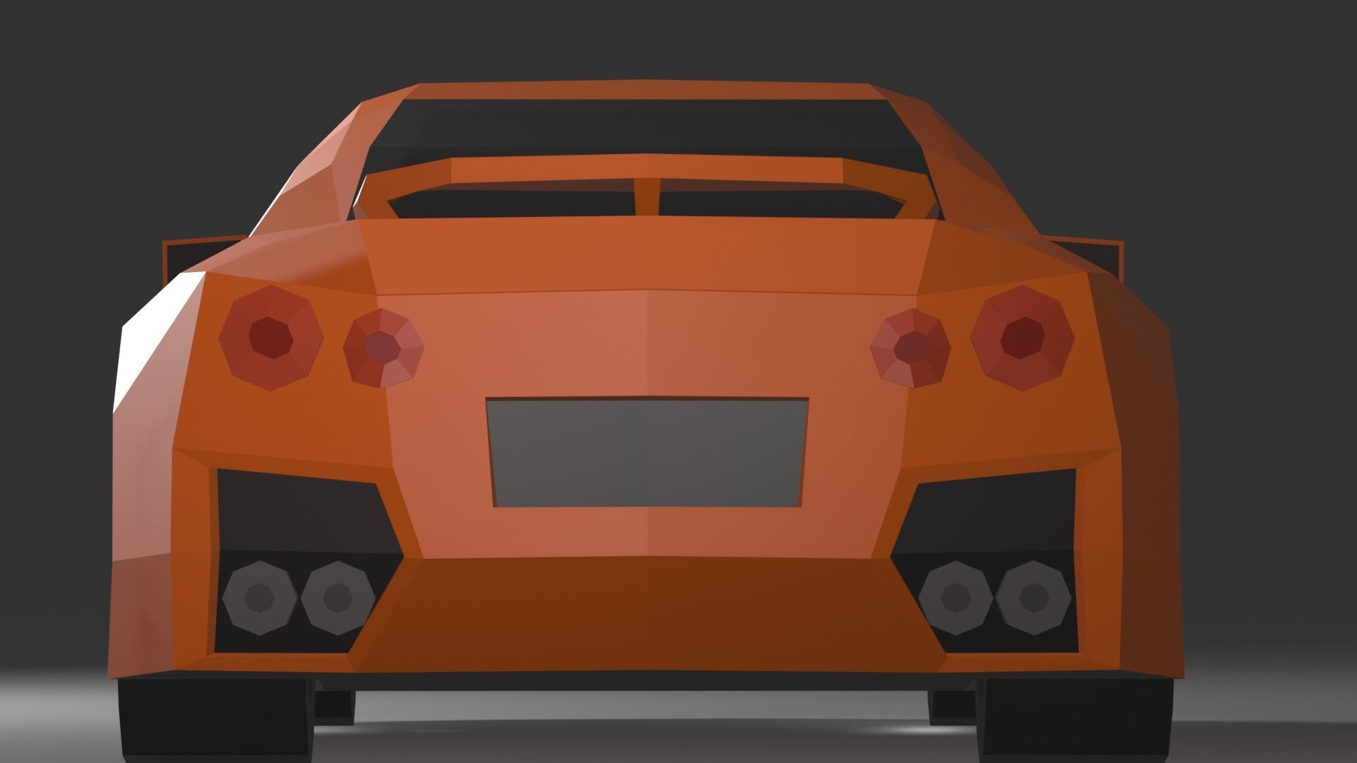 3D model Nissan GTR R35 Low-poly 3D model VR / AR / low-poly | CGTrader