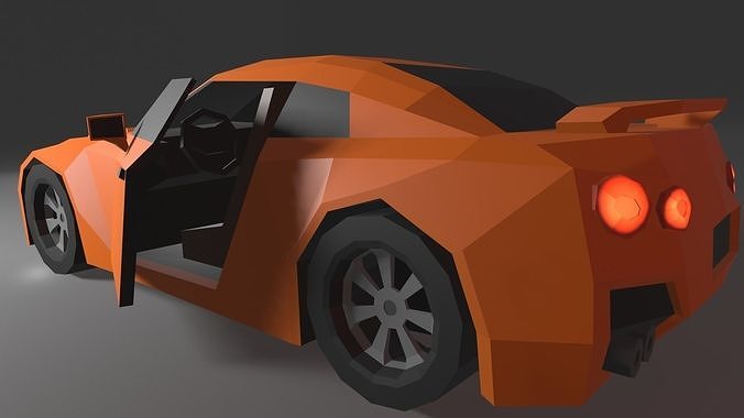 3D model Nissan GTR R35 Low-poly 3D model VR / AR / low-poly | CGTrader