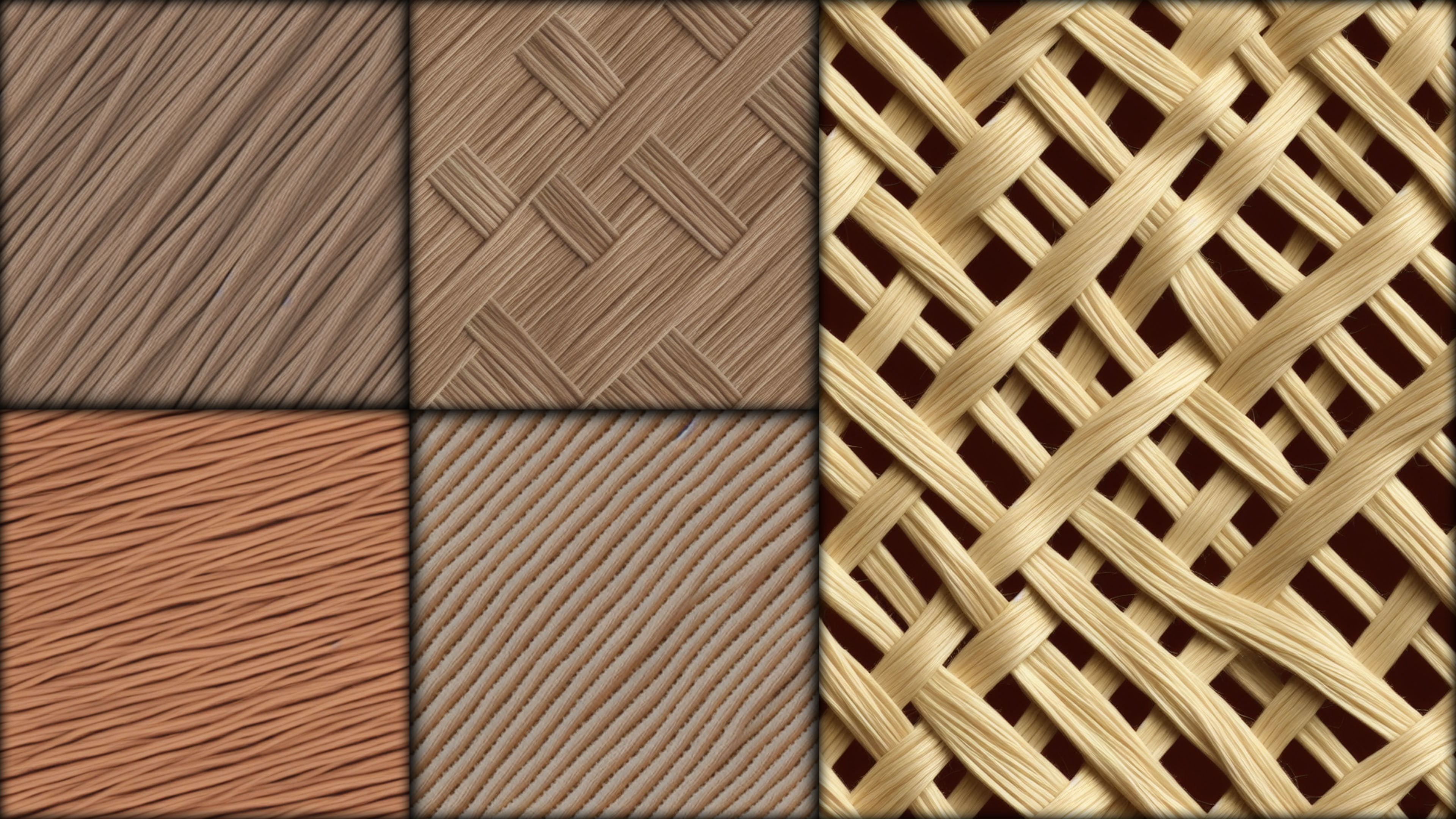 10 Basketweave Seamless PBR Texture - 4K resolution - Vol 2 Texture ...