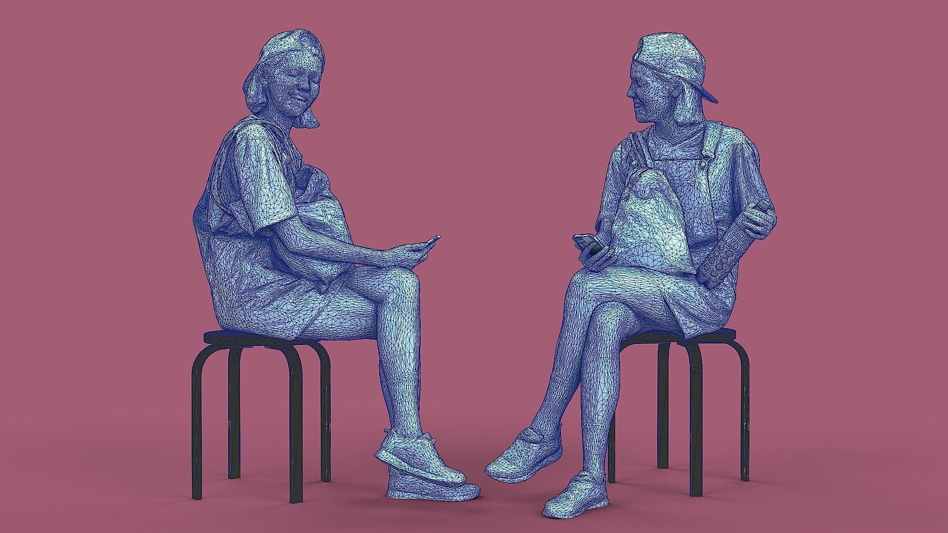 Smiling Girl 3D model | CGTrader