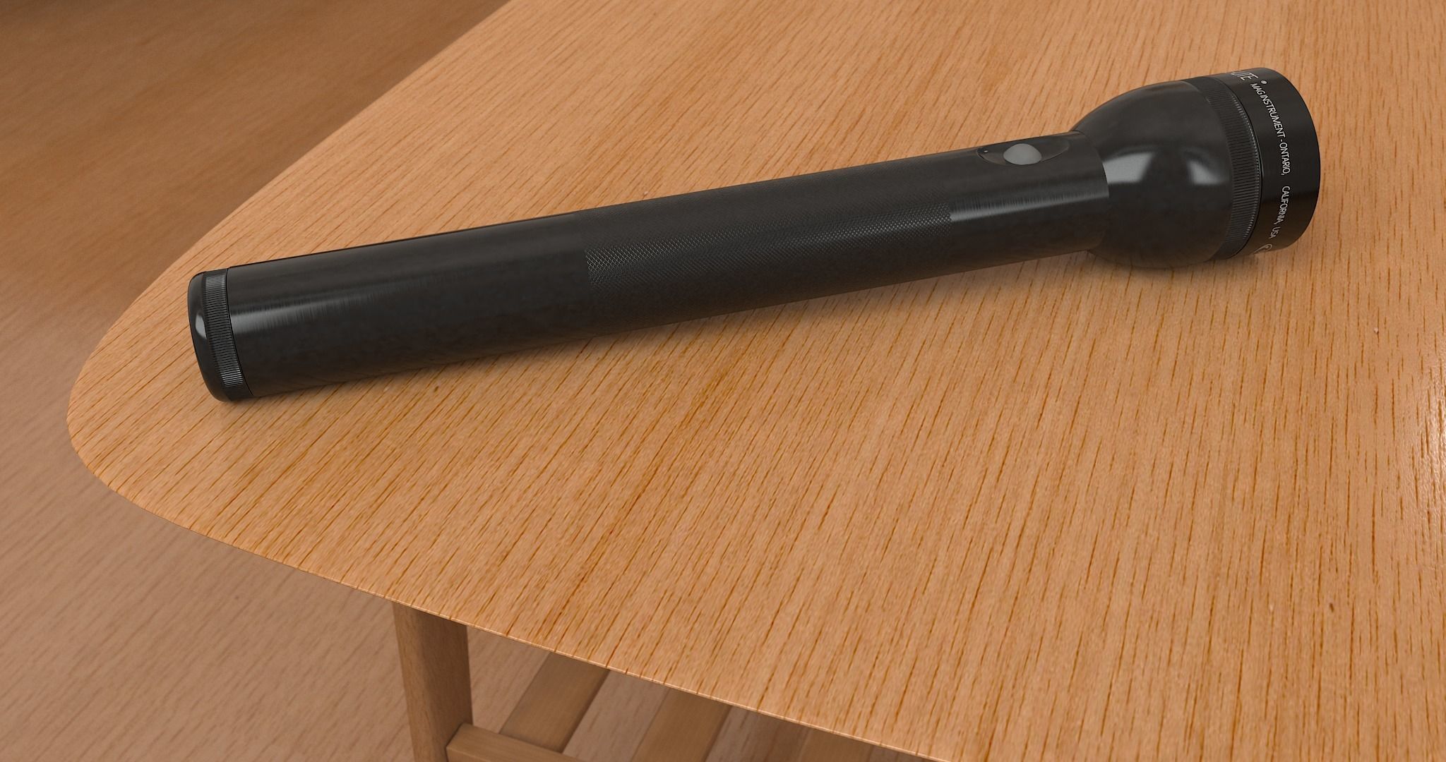 Maglite D3 Flashlight 3D model | CGTrader