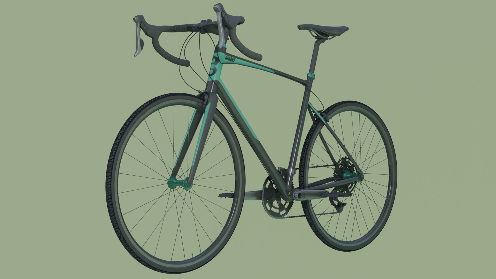 Realistic Road Bike Textured High poly XC gravel bicycle free 3D model ...