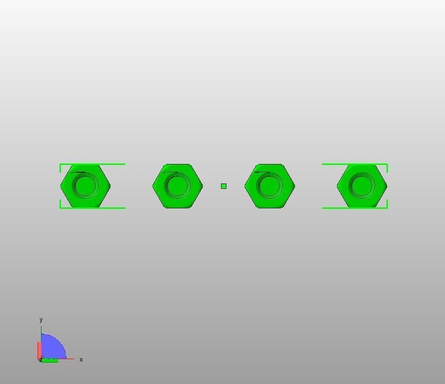 M12 Hexagonal Stud Male-Female Connector 3D model 3D printable | CGTrader