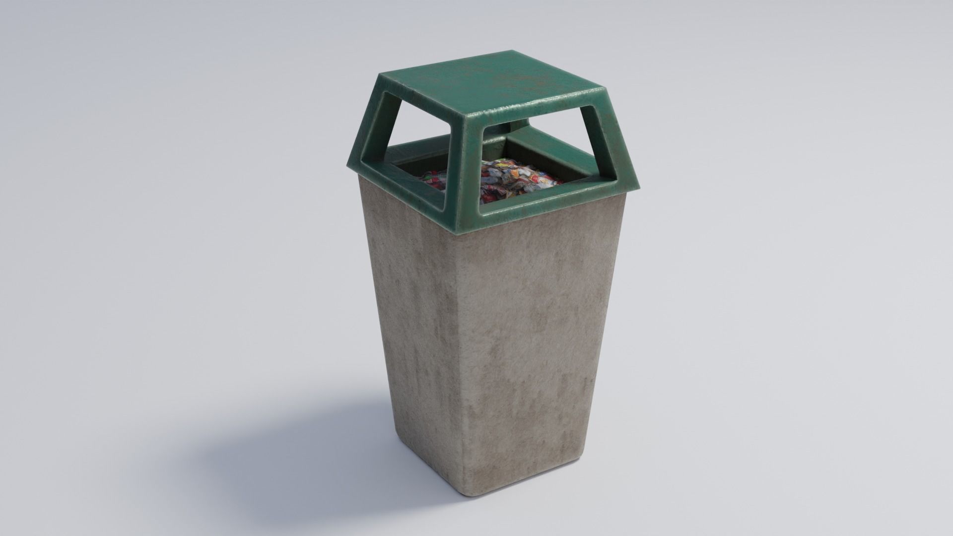 3D model Trash Cans 4K and 2K VR / AR / low-poly | CGTrader